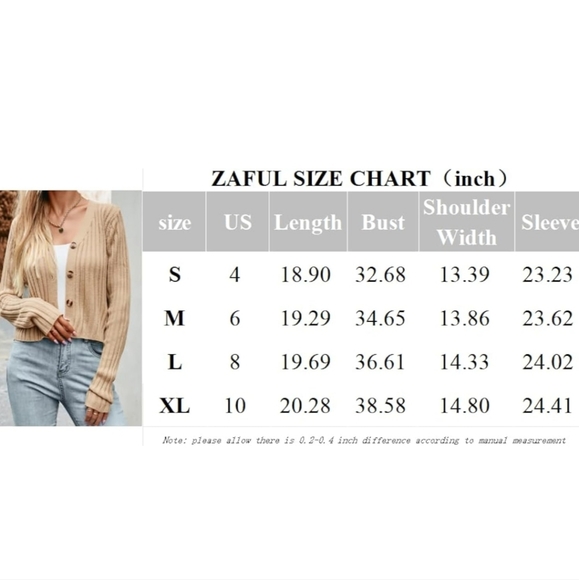 Zaful | Sweaters | Vneck Ribbed Button Up Cardigan Knitwear Long Sleeve ...